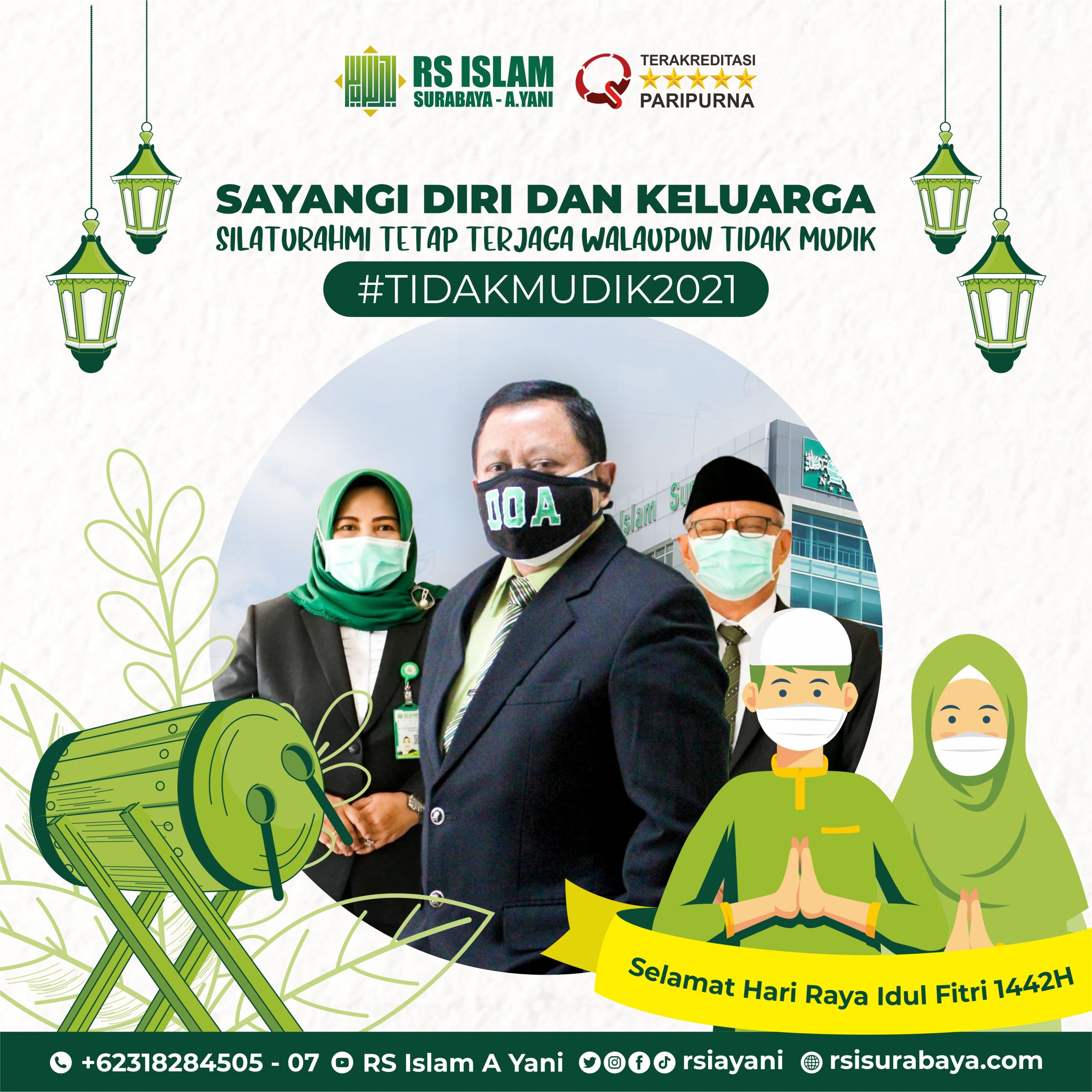 Selamat Hari Raya Idul Fitri 1442H – RS Islam Surabaya