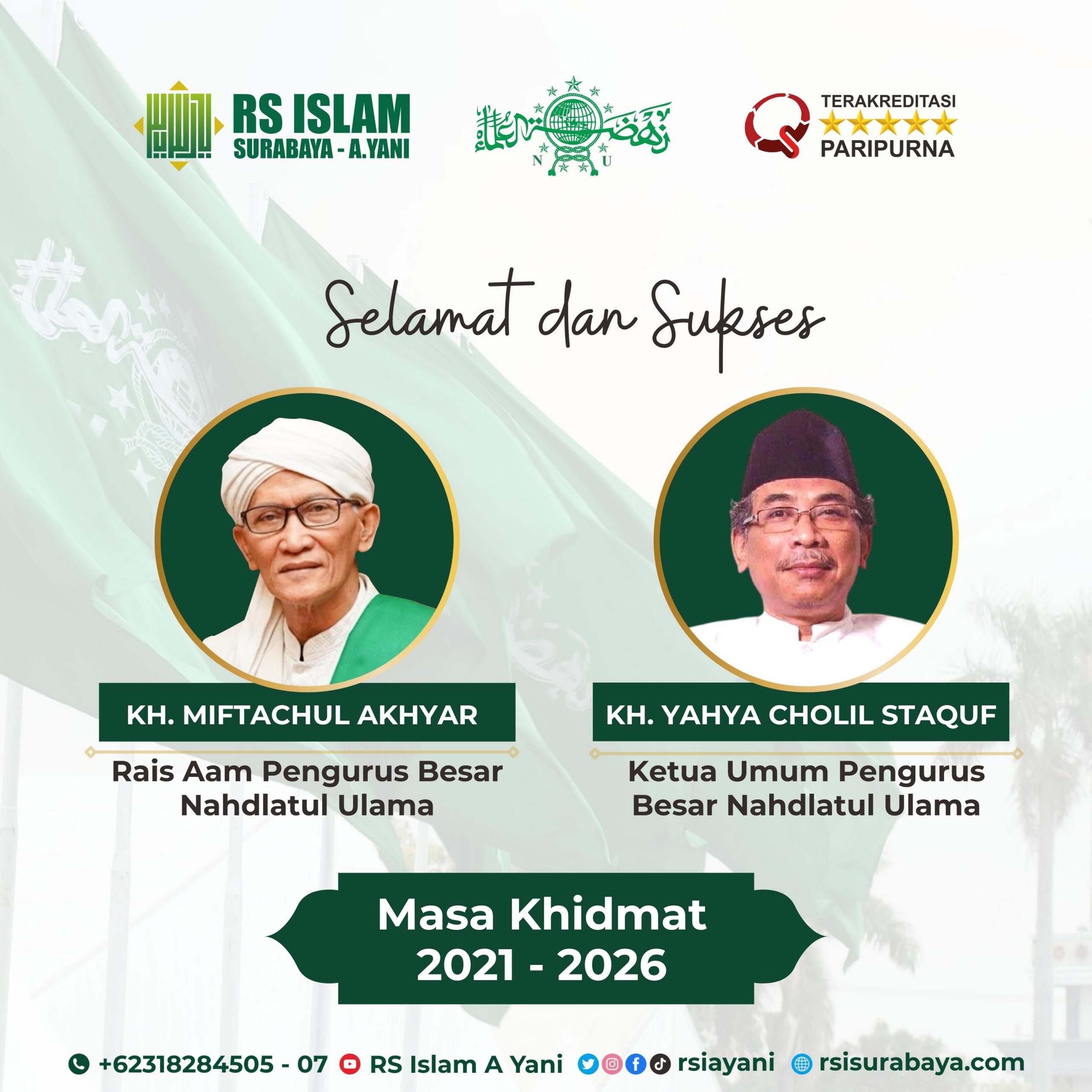 Selamat dan Sukses – RS Islam Surabaya